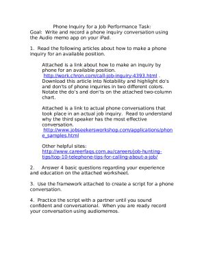 Job Inquiry Letter How To Write Best Samples Document Templates Doc Template PdfFiller