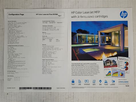 Hp Flow Mfp E67660z Color All In 1 Printer Expertly Serviced Nearly