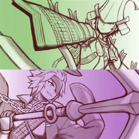 Folks Nabokof Chousokabe Motochika Sengoku Basara Mouri Motonari Sengoku Basara Sengoku