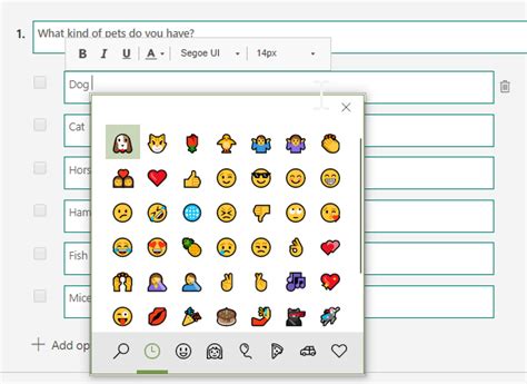 Using Emojis In Forms Pro Surveys Megan V Walker