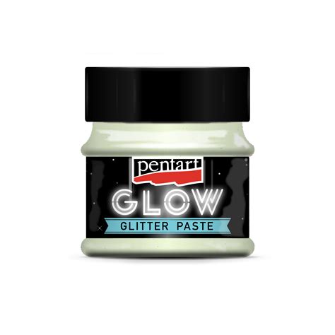 Glow Glitter Paste Rainbow Blue 50ml Creativa Middle East Art And