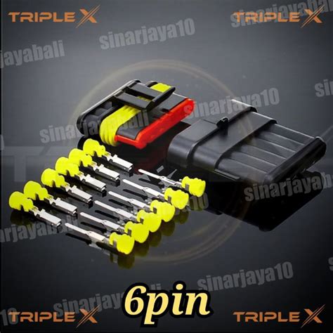 Jual Soket Kabel Motor Waterproof Pin Pin Pin Pin Pin Pin Pin Lubang Kabel