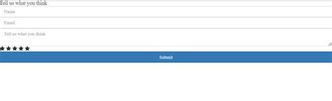 Simple Feedback Form In HTML CSS Code Demo