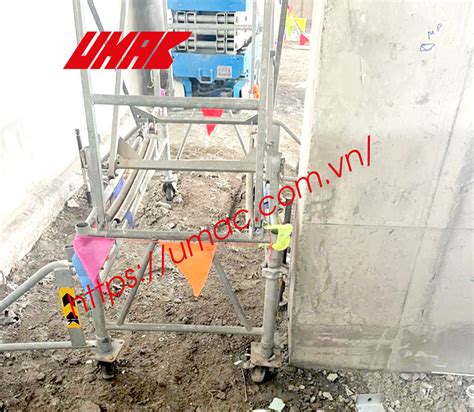 Giàn giáo di động lắp đặt cơ điện Tiêu chuẩn an toàn cao