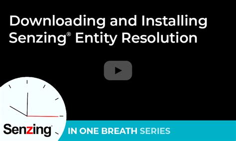 Senzing In One Breath Video Series Senzing