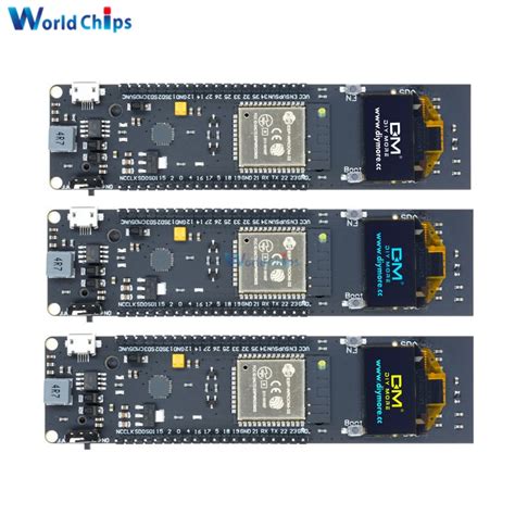 0 96 Inch Oled Display 18650 Lithium Battery Wifi Bluetooth Shield