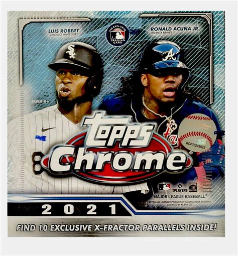 2021 Topps Chrome Baseball Mega Box Da Card World