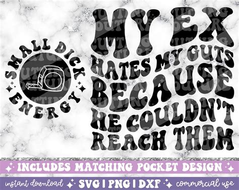 My Ex Hates My Guts Because He Couldnt Reach Them Png Etsy