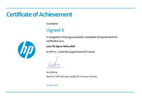Vignesh Krishnamoorthy On Linkedin Hp Learning Lss