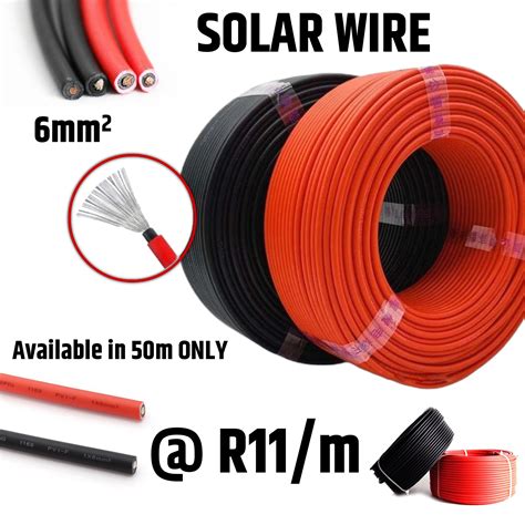 6mm Solar Pv Wire 50m Roll Infinity Group Companies Pty Ltd