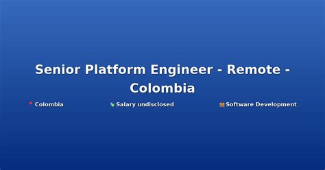 Senior Platform Engineer Remote Colombia At Fullstack Labs