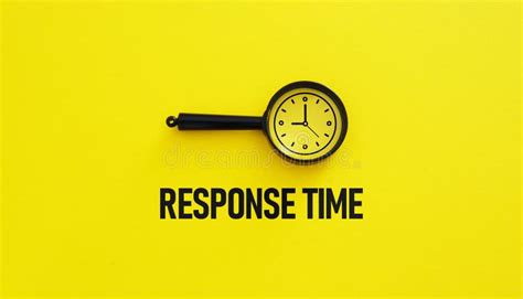 Response Time Of Answer For Feedback Is Shown Using The Text Stock