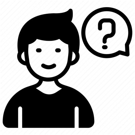 Customer Question Query Interrogation Issue Support Icon