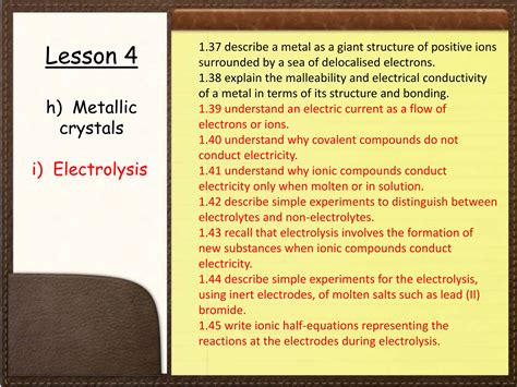 Igcse Chemistry Unit 1 Physical Chemistry Lesson 4 Pptx Chemistry Science