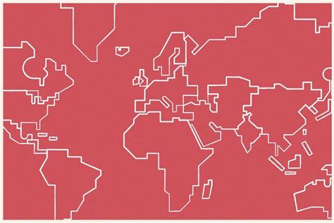 World Map Simple Vector Map Vector World Map Business Icons Vector