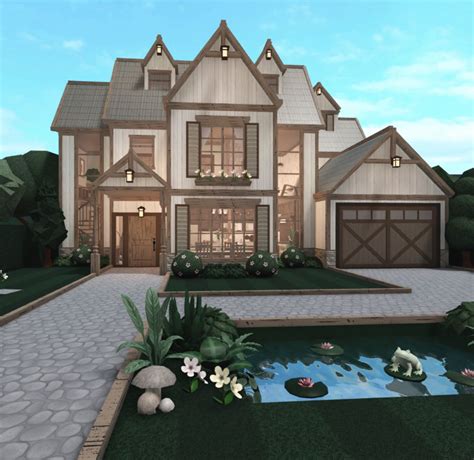 Cottage Core Bloxburg House Idea🪵🌸 In 2025 House Designs Exterior