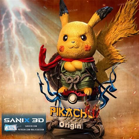 Pikachu Pokemon Free High Quality Models