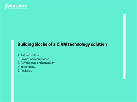 Customer Identity And Access Management Ciam Pdf Computer Software And Applications