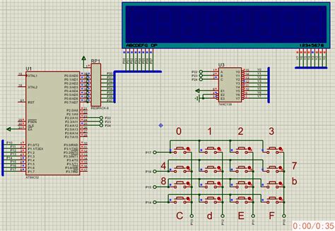 【proteus仿真】51单片机矩阵按键扫描数码管显示利用keil和protues进行联合仿真完成矩阵键盘的定时器扫描法 Csdn博客