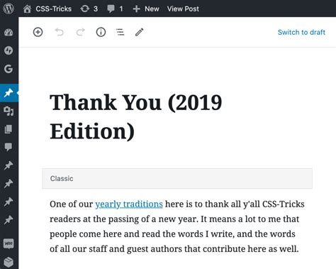 Wordpress Block Transforms Css Tricks