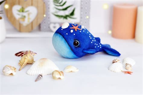 Sewing Pattern Whale Plush Pdf Etsy