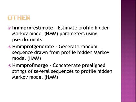 Ppt Usage Of Profile Hmms In Bioinformatics Powerpoint Presentation