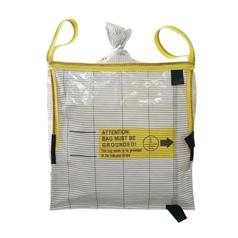 Anti Static Conductive Type B C Fibc Bulk Container Jumbo Big Bag