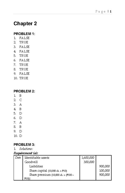 Chapter 2 Exercises Chapter 2 Problem 1 1 False 2 True 3 False 4 False 5 True 6 False 7