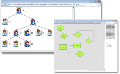 DiagramLite Silverlight Flowchart Control Diagramming Silverlight