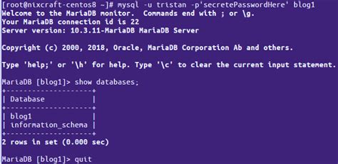 نصب MariaDB در CentOS 8 یک سیستم مدیریت دیتابیس رایگان و متنباز