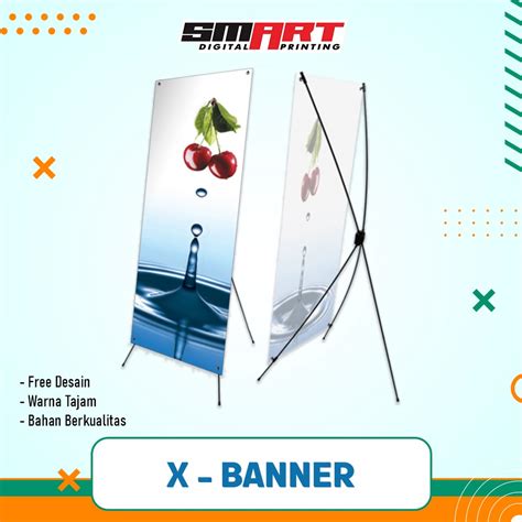 Jual X Banner X Cm Cetak X Banner Rangka X Banner Murah Shopee Indonesia