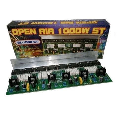 Jual Kit Power Amplifier Open Air Stereo 1000W ST Power Ampli Stereo 2 X 500Watt TR