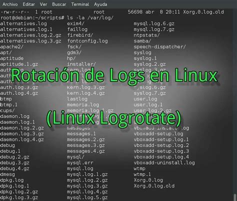 Logrotate Linux Rotación de Logs El Taller del Bit