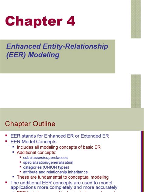 PDF 18475464 Enhanced Entity Relationship EER Modeling 1 DOKUMEN TIPS