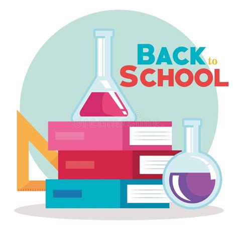 Erlenmeyer Flask With Triangle Ruler Elementary Suppies Stock