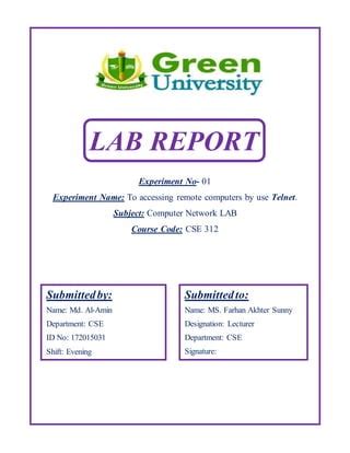Telnet Configuration PDF