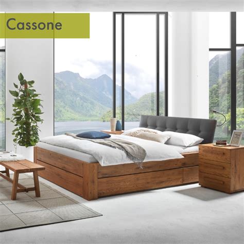 Head2bed The Hasena Cassone Ronna Modern Bed In Solid