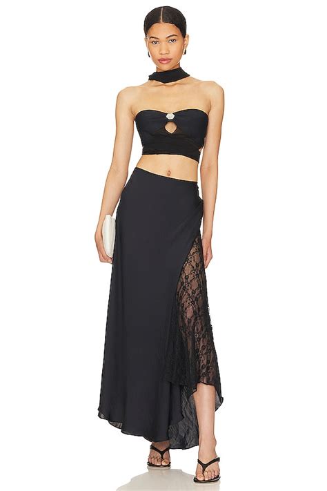 Free People X Revolve X Intimately Fp Make You Mine 12 Slip Skirt In