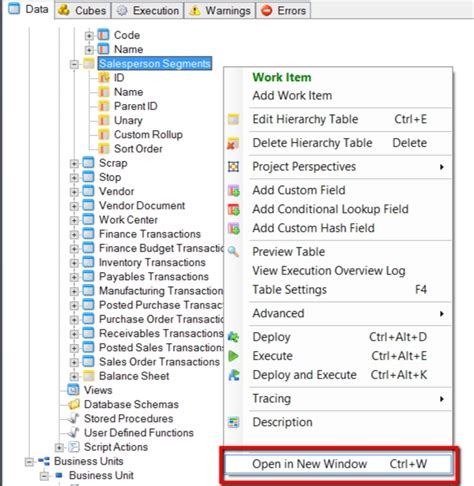 Hierarchy Tables In The Jet Data Manager Support Topics