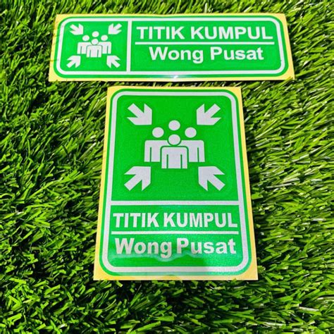 Jual Sticker Cutting Kata Kata Titik Kumpul Wong Pusat Variasi Helm