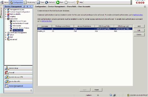 PIX ASA 7 X SSH Telnet On The Inside And Outside Interface Configuration Example Cisco
