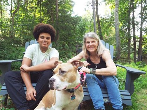 Christine Millers Pit Bull Sky Saves Drowning Dog At Southbury Dog