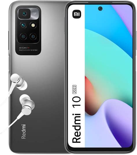 Xiaomi 22011119UY Redmi 10 2022 Smartphone, Color Gris, 4 + 128 GB ...