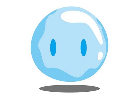 Premium Vector Cute Floating Slime Vector