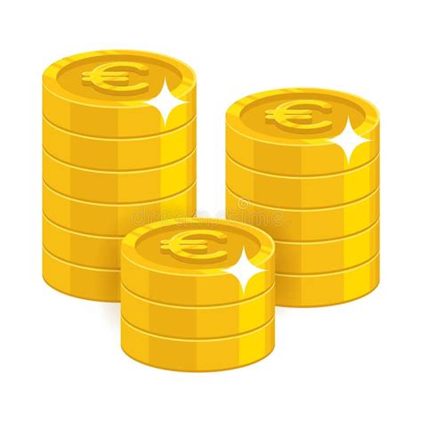 金欧元堆动画片模板 向量例证 插画 包括有 图标 设计 模式 费用 收入 箭头 付款 股票 99348443