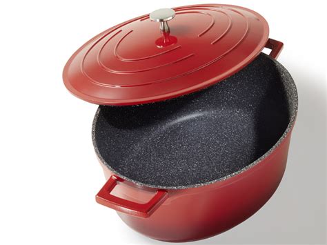 Amazonde Stoneline Cocotte Bräter Induktion Mit Deckel 32 Cm 66 L