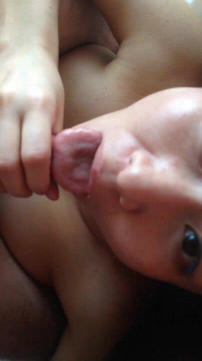 Amateur 1st Time Recorded Swallowing