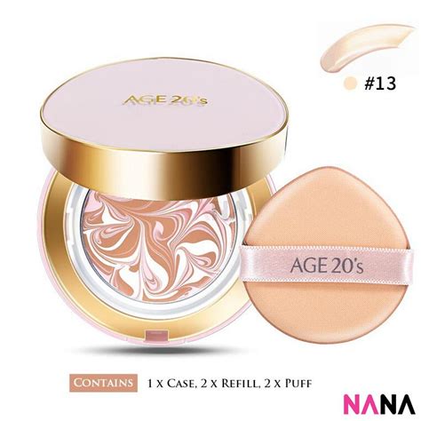 Age 20s Signature Essence Cover Pact Spf50 Pa Moisture Pink