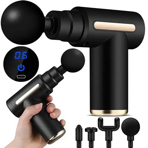 Massage Gun Deep Tissue Muscle Handheld Percussion Massager Temu