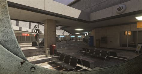 Airport Terminal Scene High Detail 3d Environments Unity Asset Store